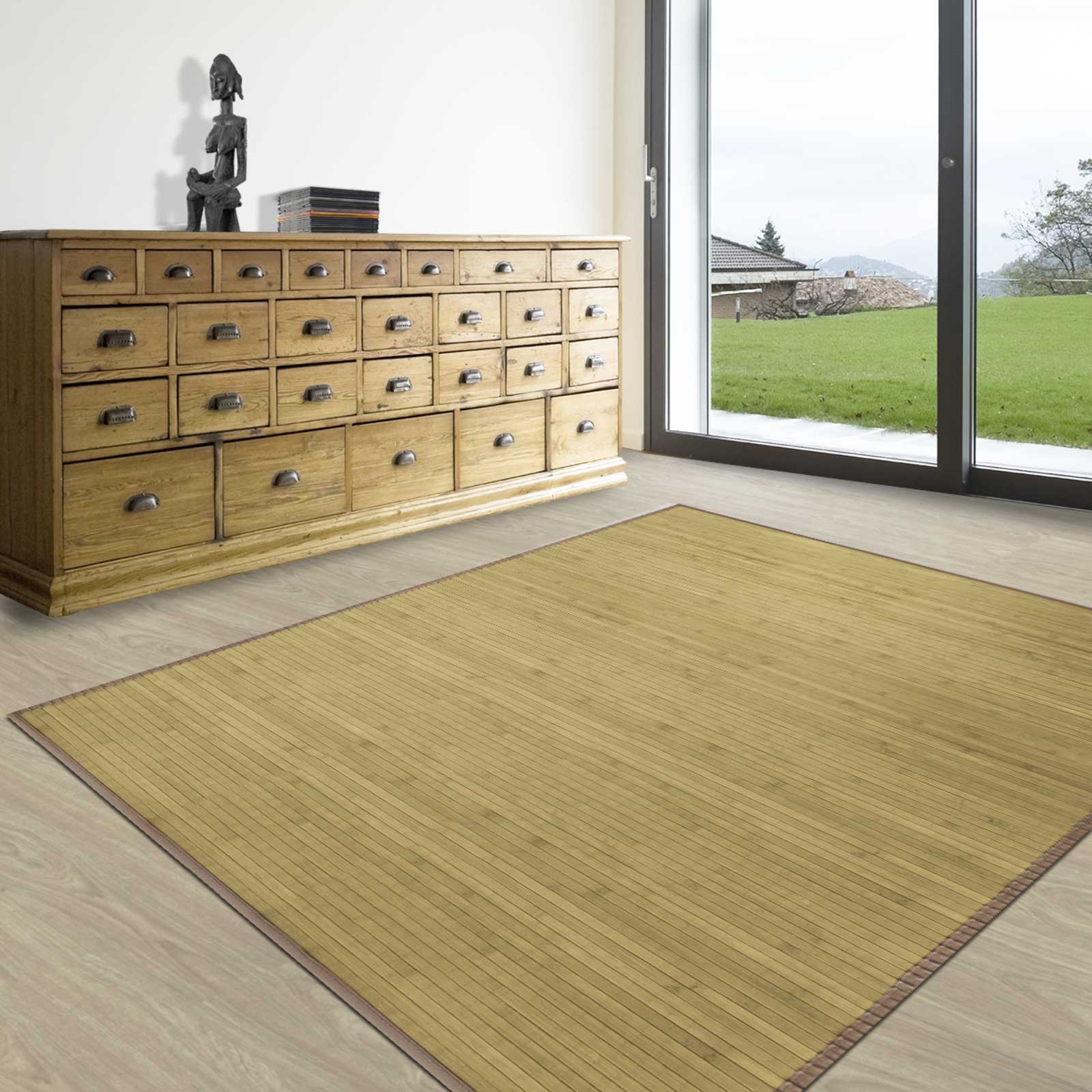 Bambus-Teppich | Tibet | Bambusmatte für Bad & Wohnzimmer