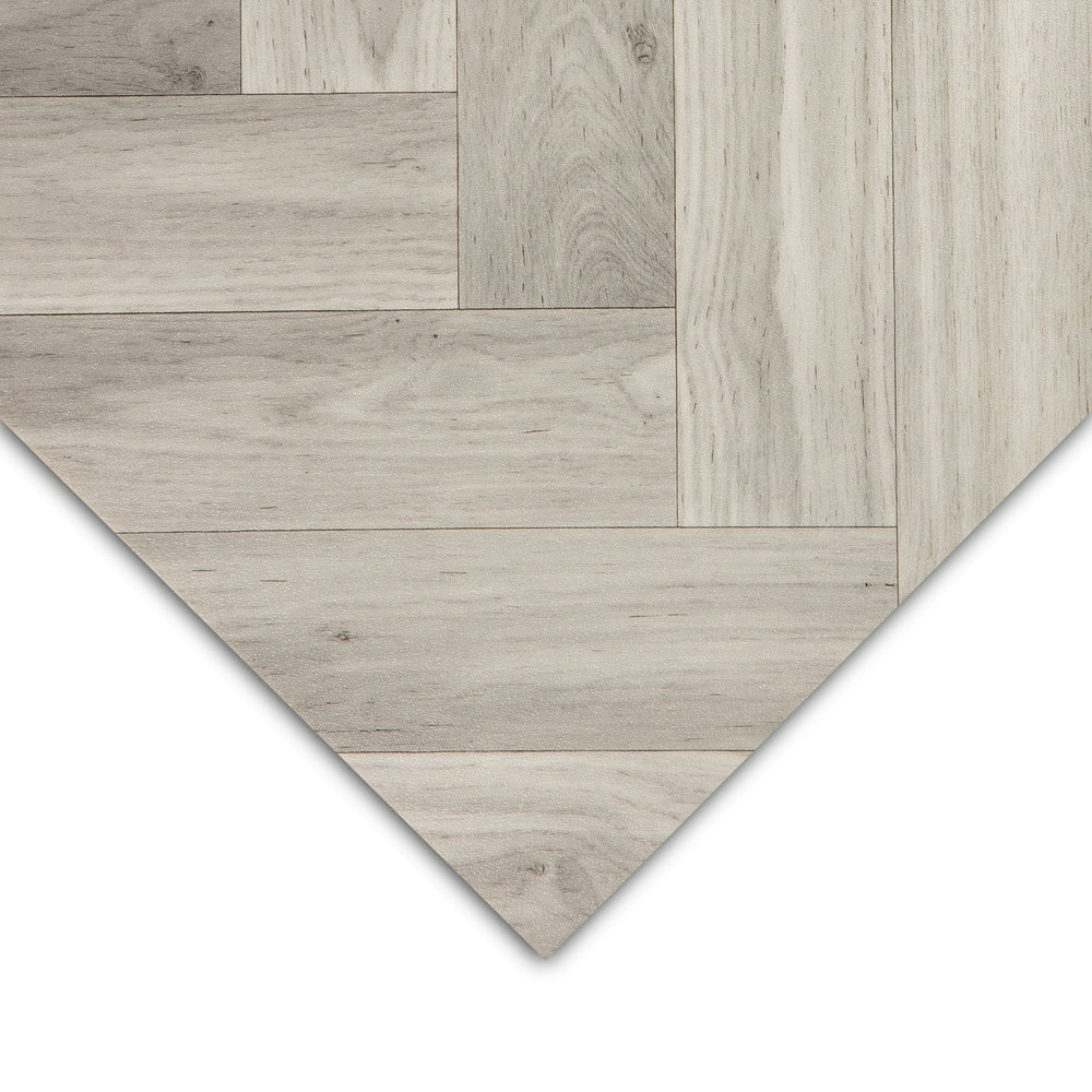 CV-Belag Plaza | Oak Chevron 907M | Extra abriebsfester PVC Bodenbelag